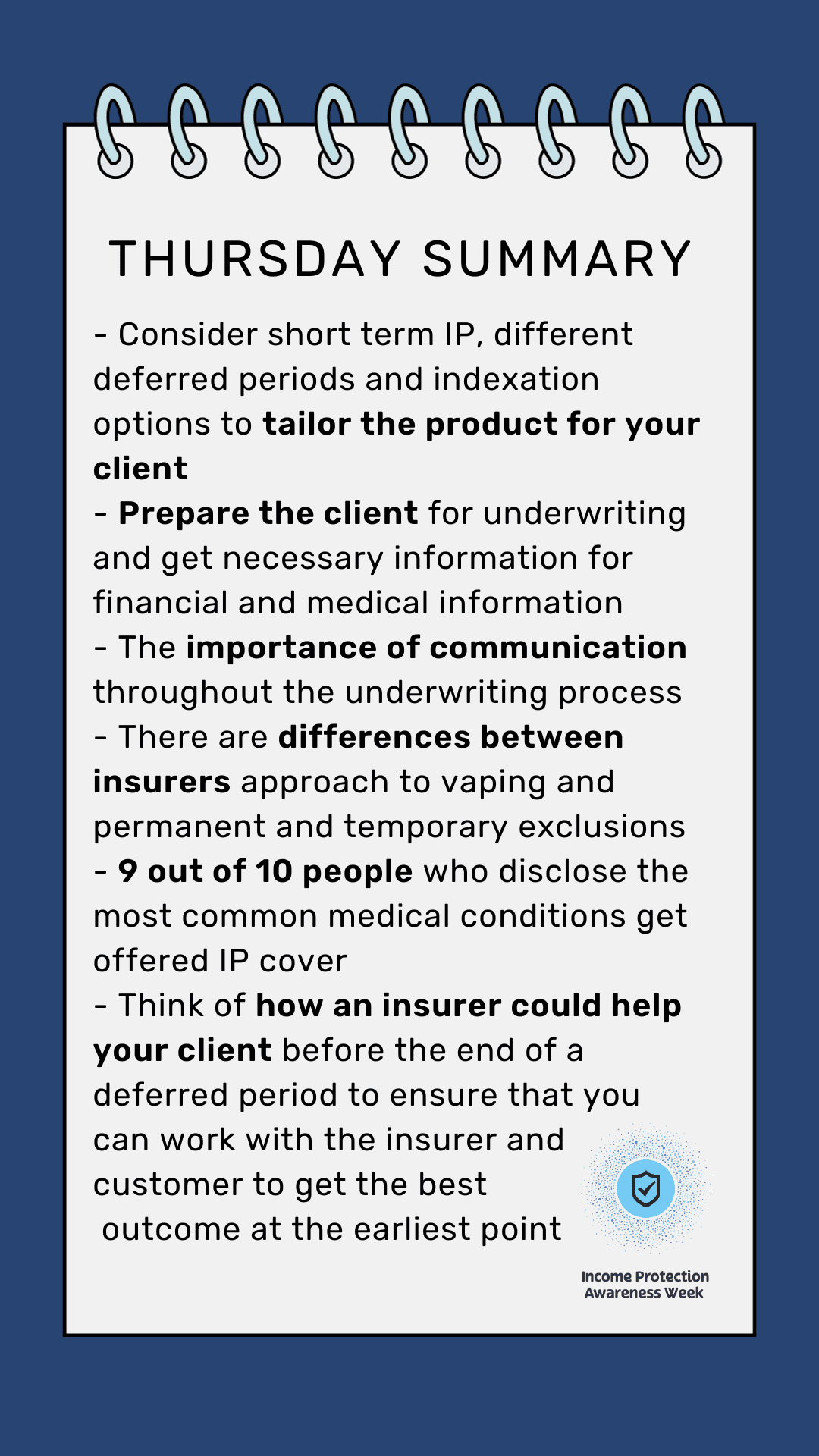 IPAW 2023 and 2022 - Income Protection Task Force